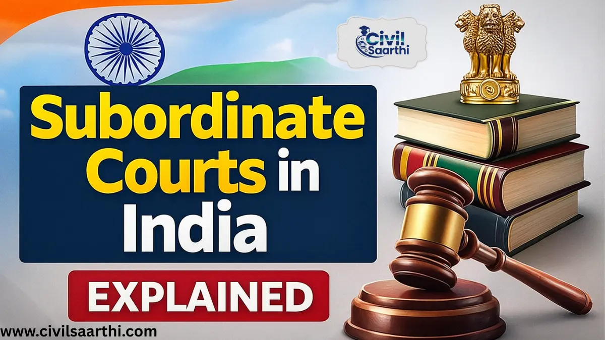 Subordinate Courts in India: Structure, Powers, Jurisdiction